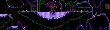 Aether background + snapshot creates black bars in image | Terraria ...